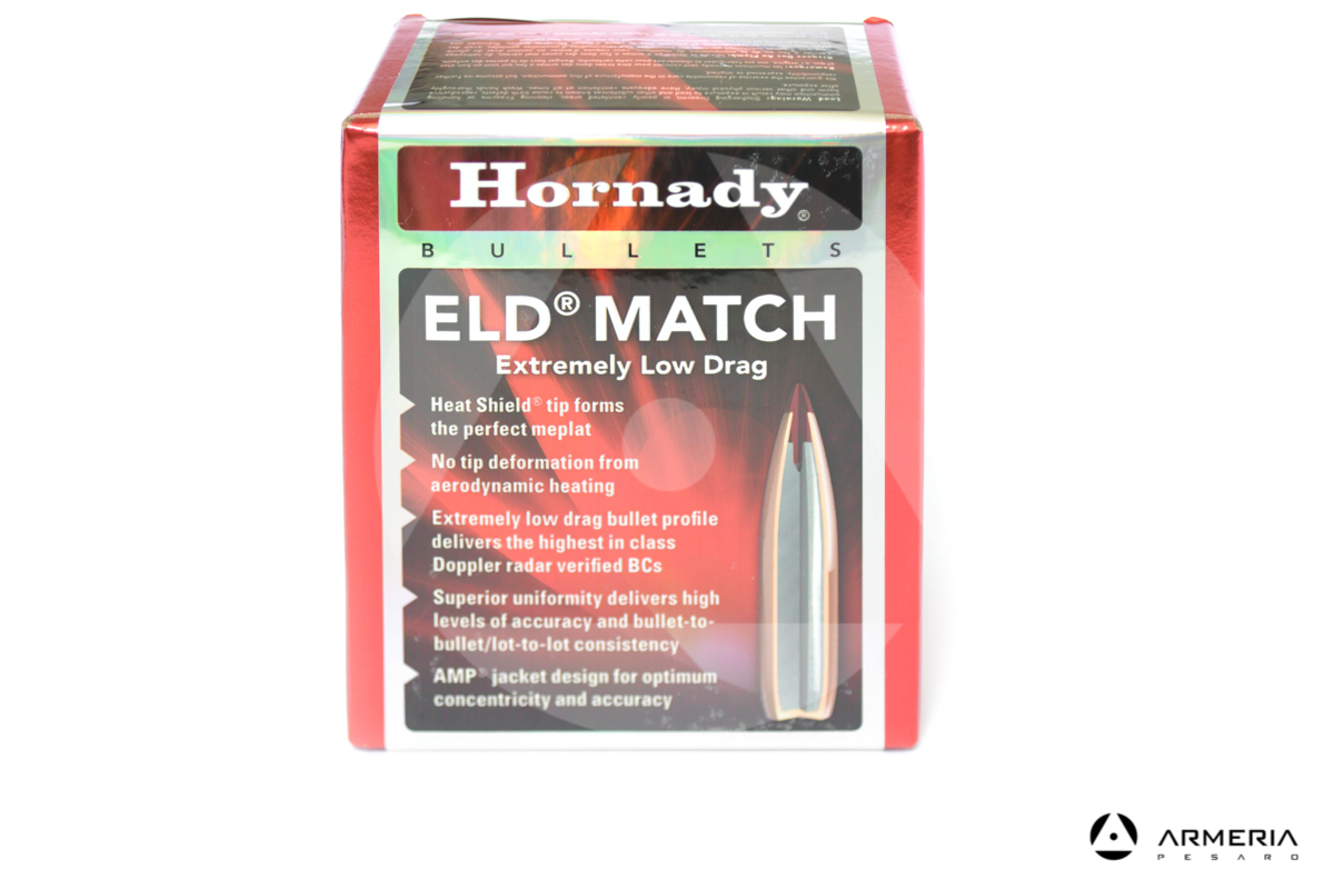 Palle ogive Hornady ELD Match 7mm 162 grani #28403 - Armeria Pesaro